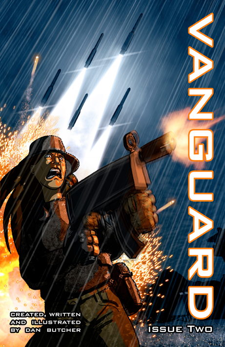 VANGUARD issue 02 cover - made with Bob's Bundle! - Vanguard